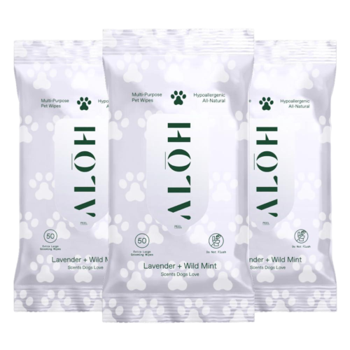 Multi-Purpose Pet Wipes Lavender + Wild Mint – ALŌH
