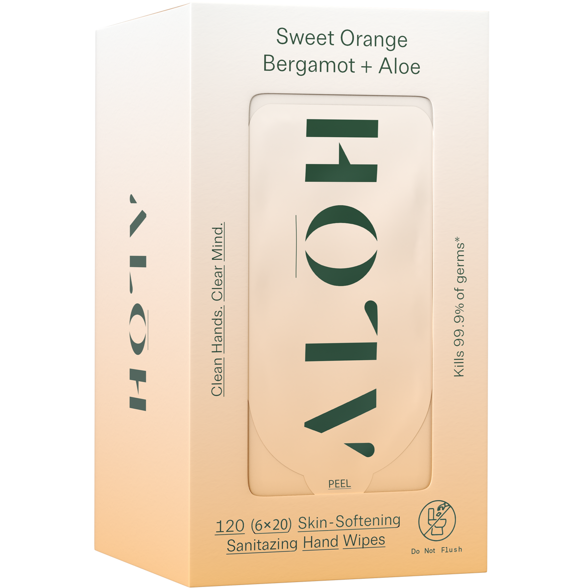 Sweet Orange Bergamot + Aloe Skin-Softening Sanitizing Hand Wipes – ALŌH